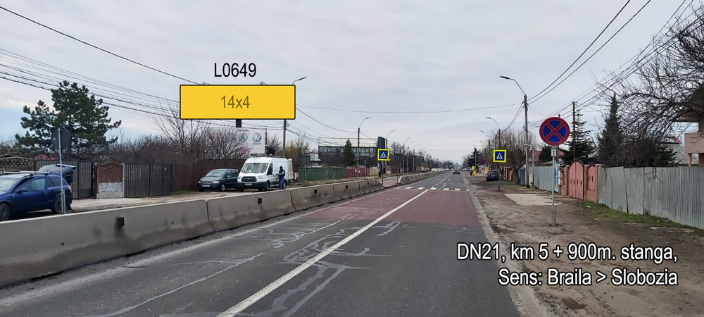 Locatie Publicitara Braila - Slobozia, 14x4m